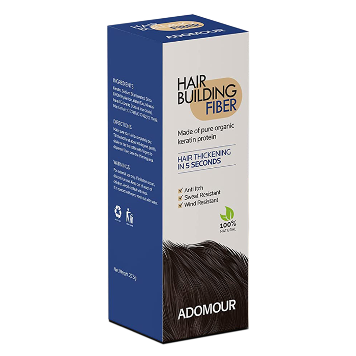 Hair Building Fiber for Thinning Hair & Bald Spots | Adomour